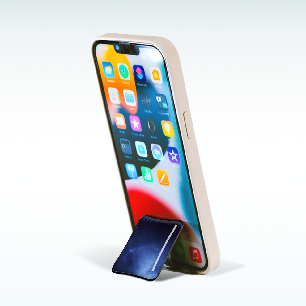 SYANTO Style SYANTOオリジナルデザイン 【公式直営店】 スマホスタンドリング iPhone Android タブレット 全機種対応 落下防止 背面充電 コード充電 背面フリー ...